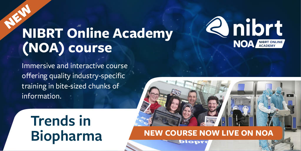 NIBRT launch new eLearning course "Trends in Biopharma" on the a award ...