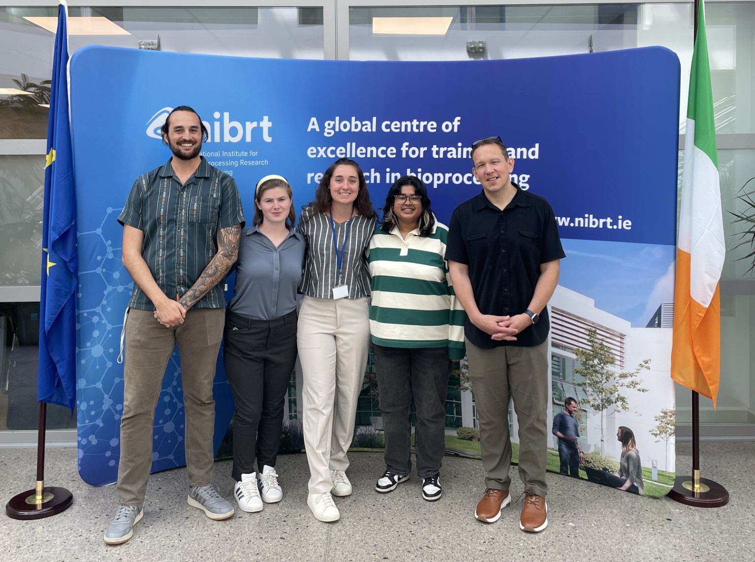 NIBRT hosts US research students - National Institute for Bioprocessing ...